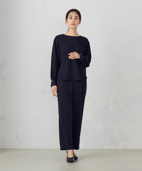 セットアップ対応】ポリエステルツイル テーパードパンツ（12-08PK12